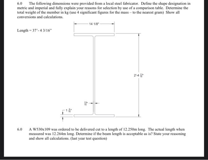 3.0 Determine the maximum allowable depth from top to | Chegg.com