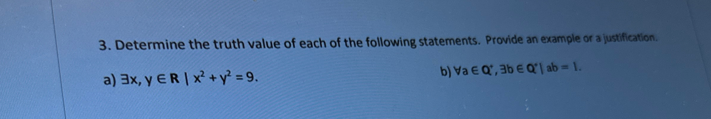 Determine the truth value of each of the following | Chegg.com