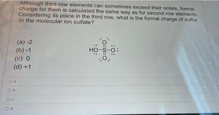 Solved Although third-row elements can sometimes exceed | Chegg.com