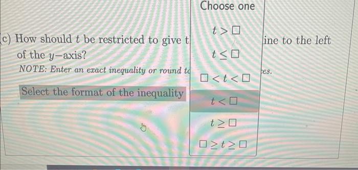 Solved A line is parameterized by x=4+3t and y=8+7t. (a) | Chegg.com