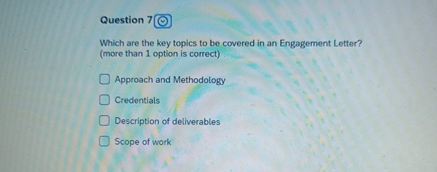 Solved Question 7Which are the key topics to be covered in | Chegg.com