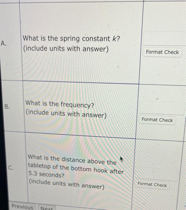 Solved A spring is placed in a vertical position by | Chegg.com