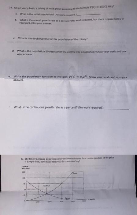 15. Solve the following equations using natural | Chegg.com