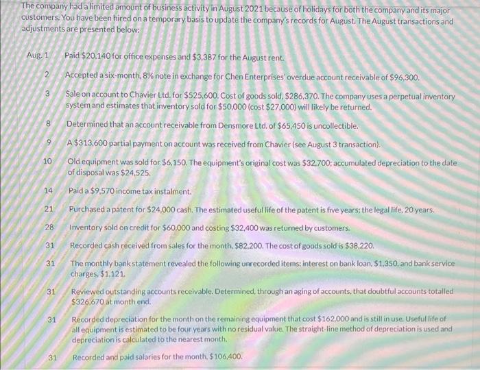 Solved customers. You have been hired on a temporary basis | Chegg.com