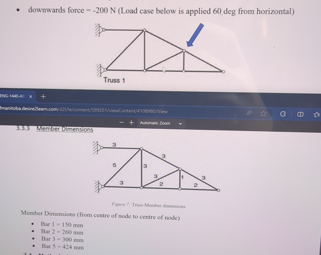 Solved by an EXPERT solve for the internal tension/compression forces for | Chegg.com