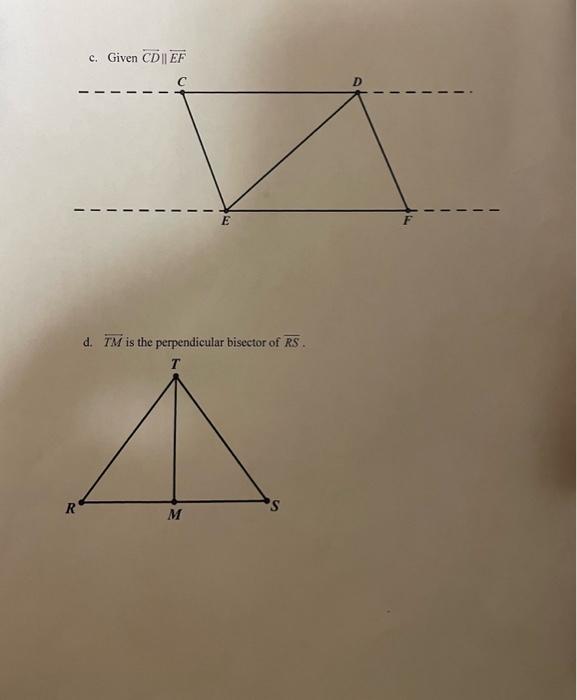 Solved 8. (20 points) Determine whether the given triangles | Chegg.com