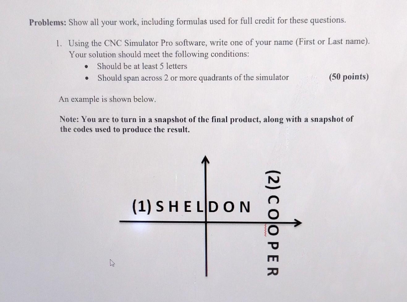 Solved roblems: Show all your work, including formulas used | Chegg.com Solved roblems: Show all your work, including formulas used | Chegg.com