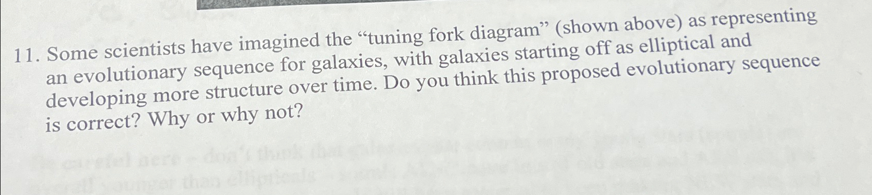 Solved Some scientists have imagined the "tuning fork | Chegg.com