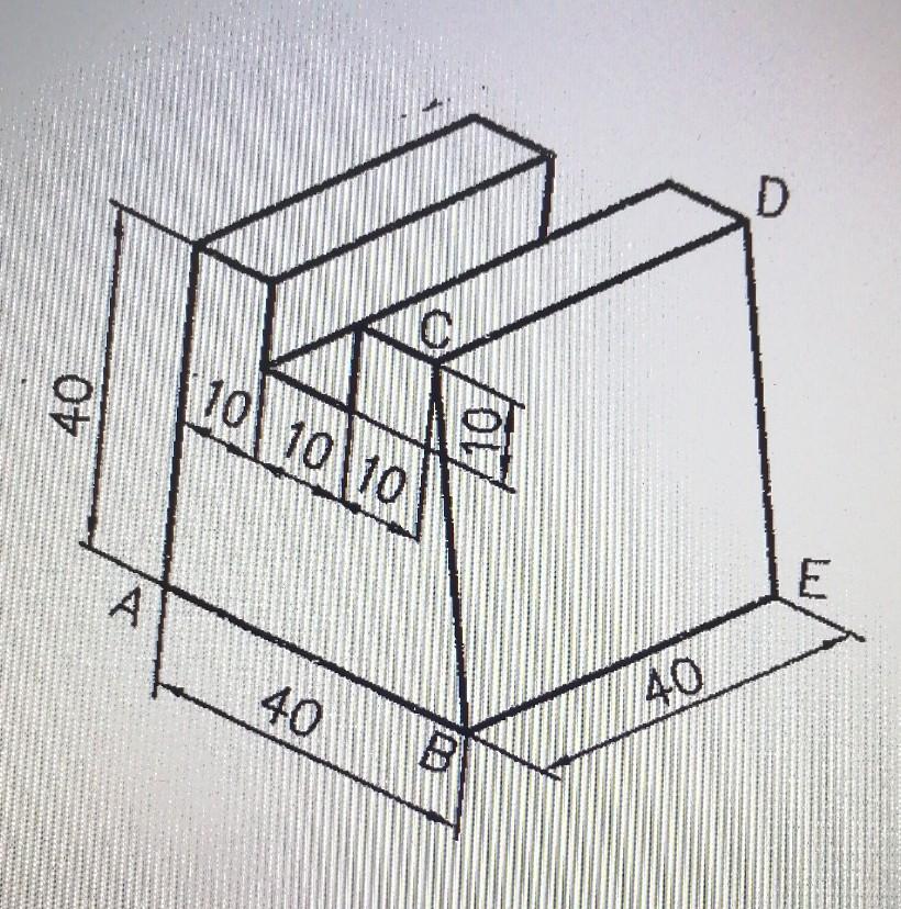 Solved EXERCISE 3 DRAWING ISOMETRIC VIEW Draw the given | Chegg.com