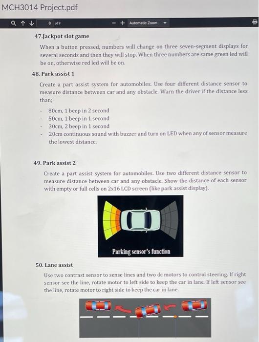 Solved ↓ + Automatic Zoom MCH3014 Microcontrollers | Chegg.com