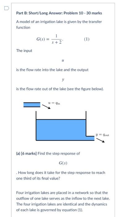 Solved Part B: Short/Long Answer: Problem 10 - 30 marks A | Chegg.com Solved Part B: Short/Long Answer: Problem 10 - 30 marks A | Chegg.com