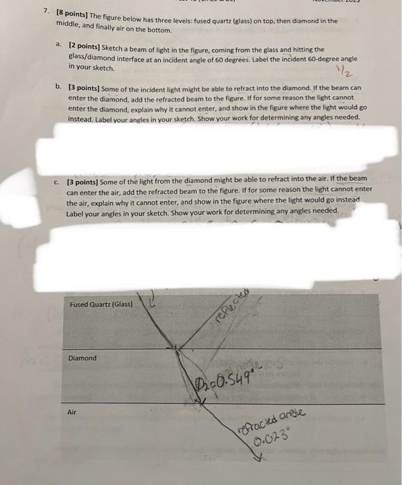 Solved 7. [8 points] The figure below has three levels: | Chegg.com