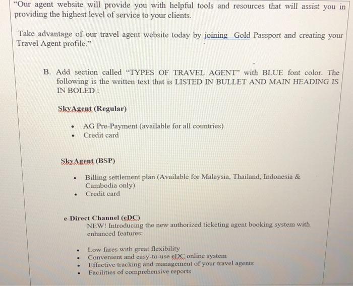 Solved You are required to design HTML page. Check the | Chegg.com