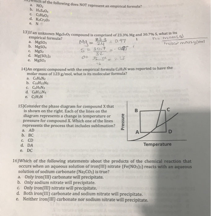 Solved which of the following does NOT represent an | Chegg.com