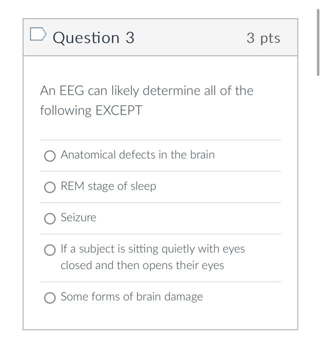 Solved Question 1 3 pts A recording of electrical activity | Chegg.com