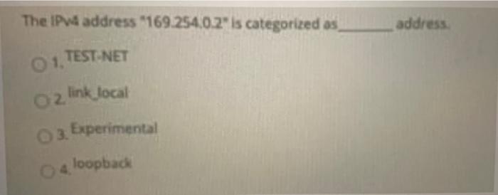 Solved Which Of The Following Ipv4 To Ipv6 Migration