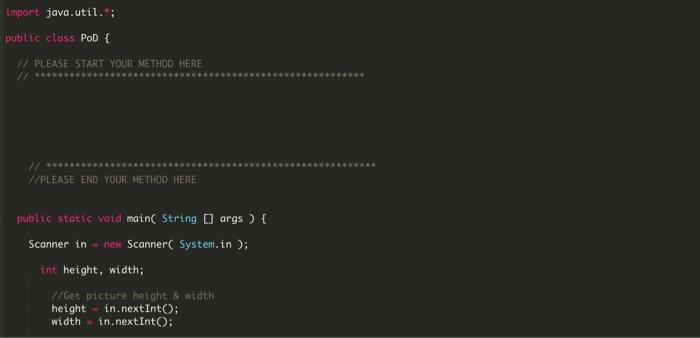 Solved Instructions You are going to write a brightSpot)" | Chegg.com