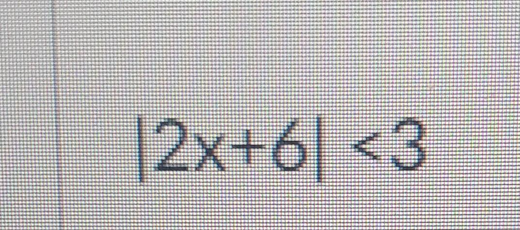 Solved ∣2x+6∣
