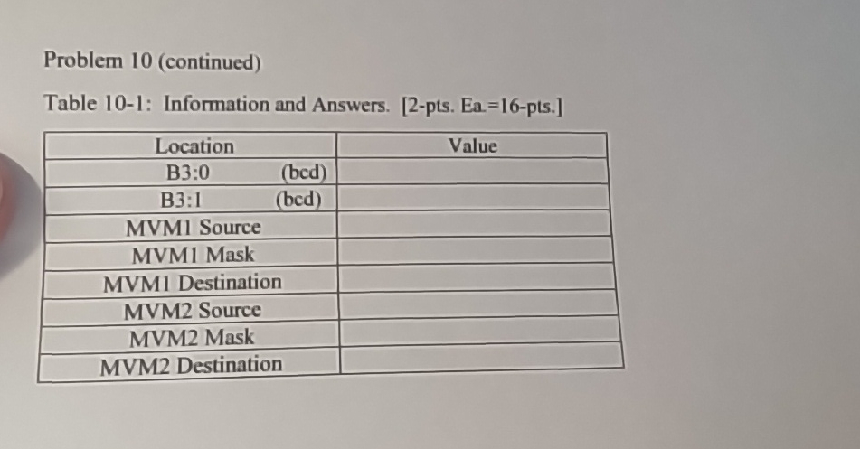 Solved 10- ﻿BCD data stored in PLC memory at locations B3:0 | Chegg.com