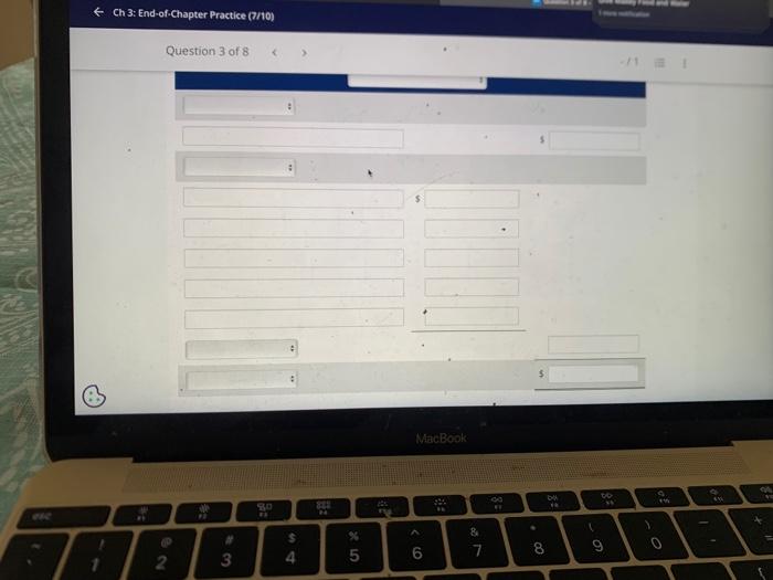 Solved Current Attempt in Progress The income statement of | Chegg.com