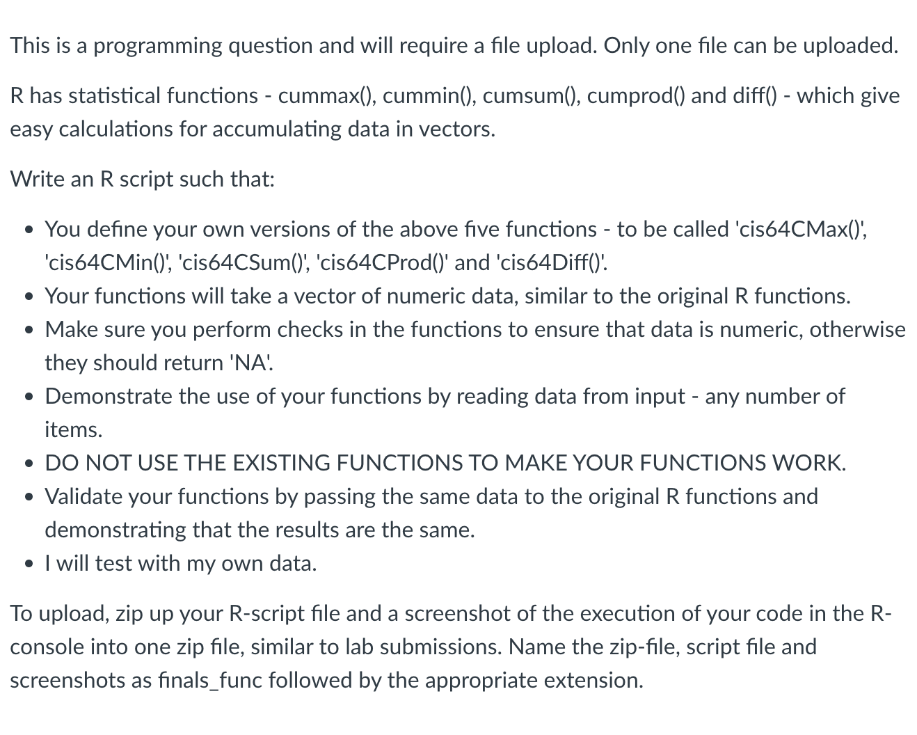 Solved This is a programming question and will require a | Chegg.com