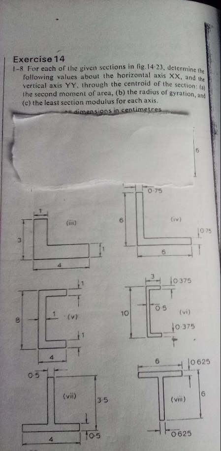 Solved Exercise 141-8 ﻿For each of the given sections in | Chegg.com