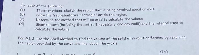 Solved For each of the following: (a) If not provided, | Chegg.com