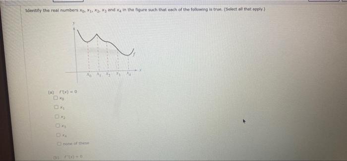 Solved Identify the real numbers Xo. X1, X2, X3 and x4 in | Chegg.com Solved Identify the real numbers Xo. X1, X2, X3 and x4 in | Chegg.com
