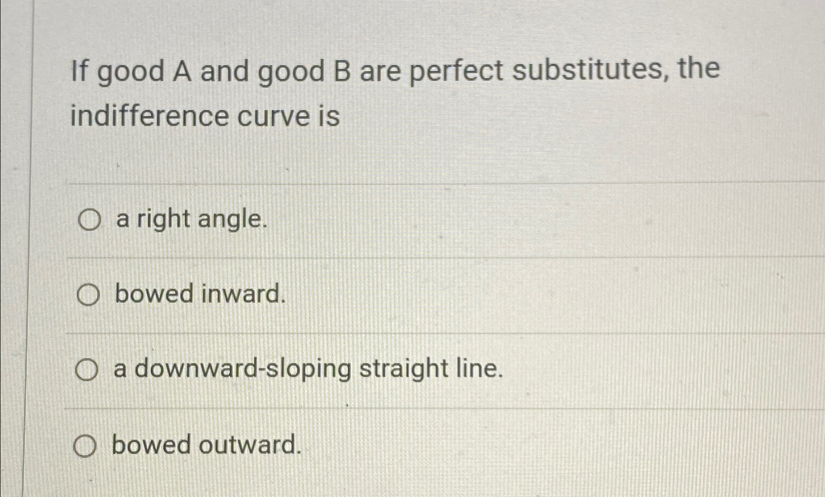 Solved If good A and good B are perfect substitutes, the | Chegg.com