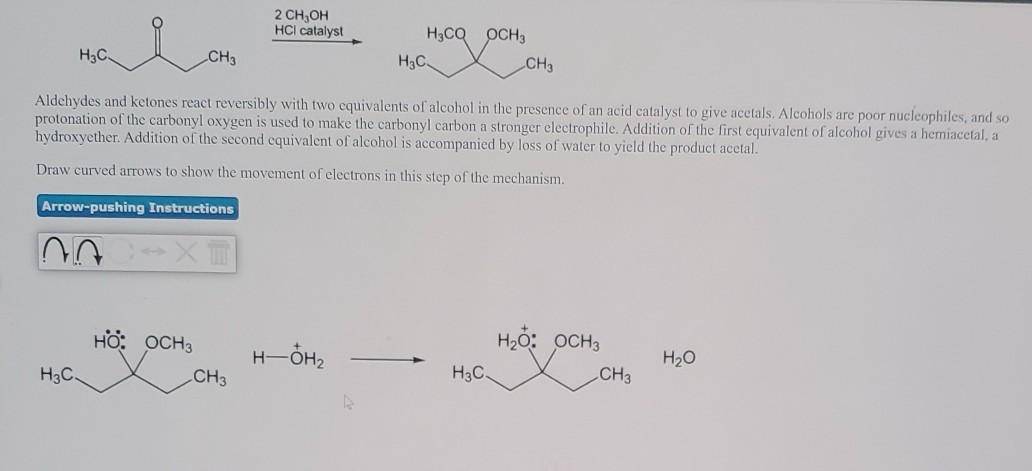 Solved 2 CH,OH HCl catalyst Н.С. H3COOCH3 Н.С. CH3 CHE | Chegg.com