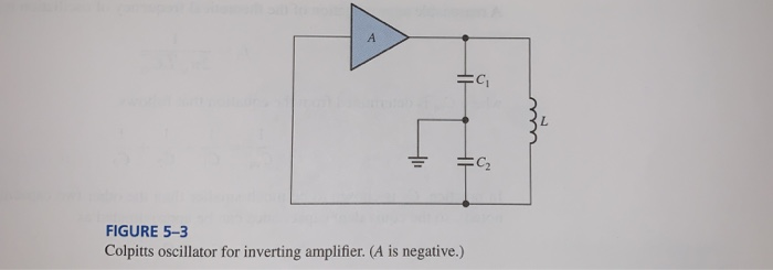 Solved 5-2 A Colpitts oscillator of the form shown in Figure | Chegg.com
