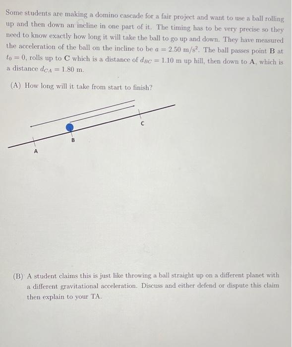 Solved Some students are making a domino cascade for a fair | Chegg.com