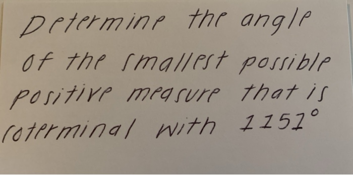 Solved Determine the angle 1 of the smallest possible | Chegg.com