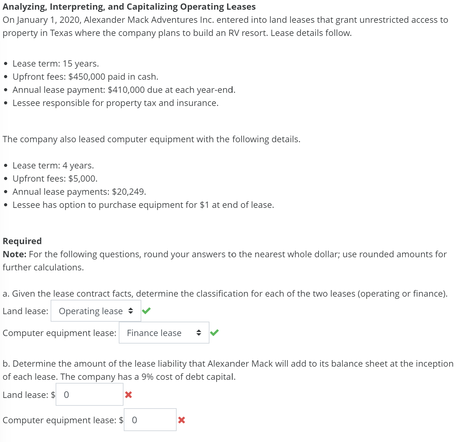 Solved Analyzing, Interpreting, and Capitalizing Operating | Chegg.com