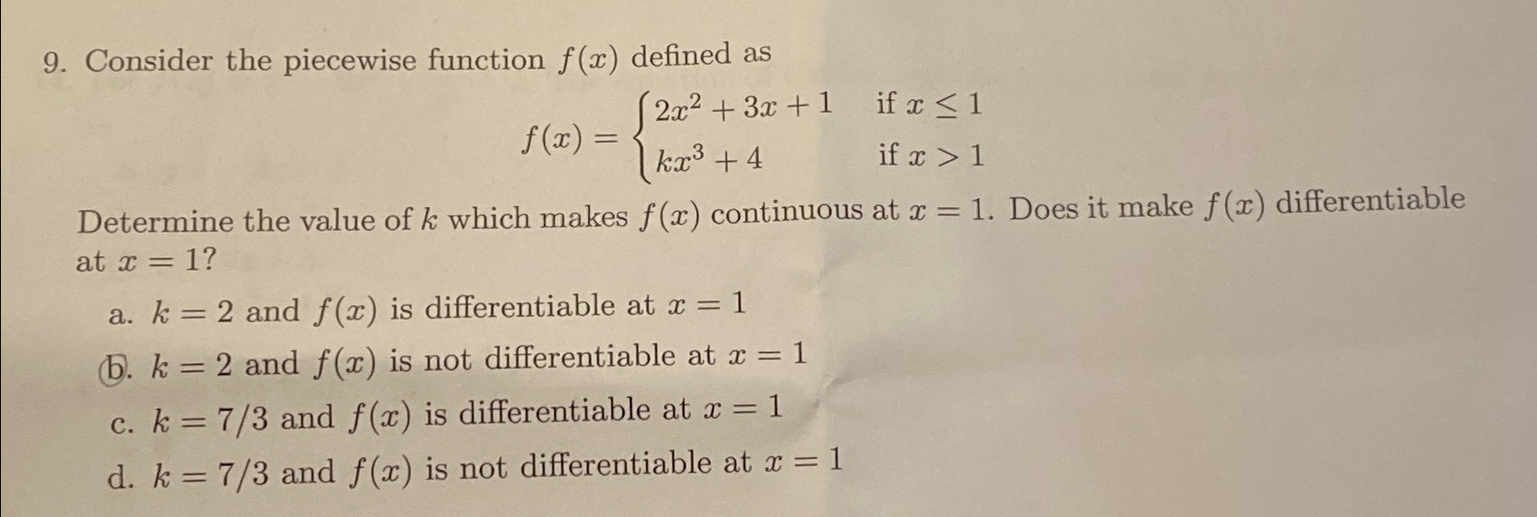 Solved Consider the piecewise function f(x) ﻿defined | Chegg.com