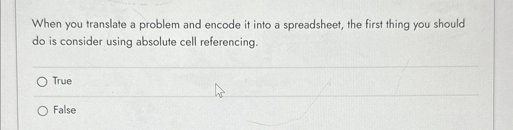 Solved When you translate a problem and encode it into a | Chegg.com