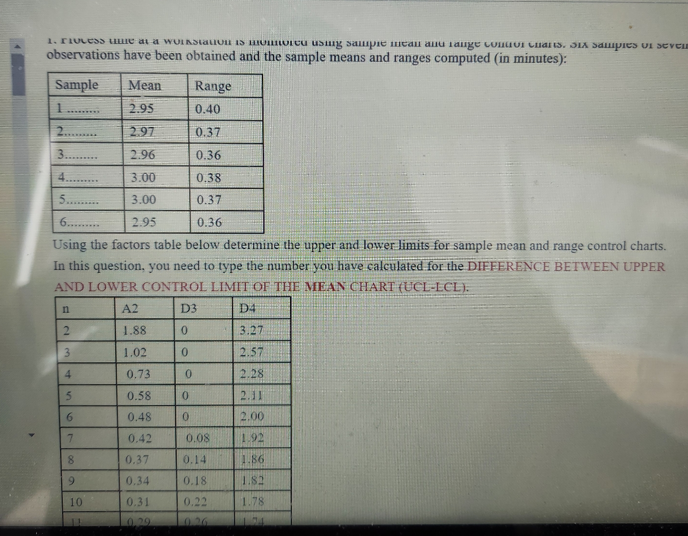 Solved observations have been obtained and the sample means | Chegg.com