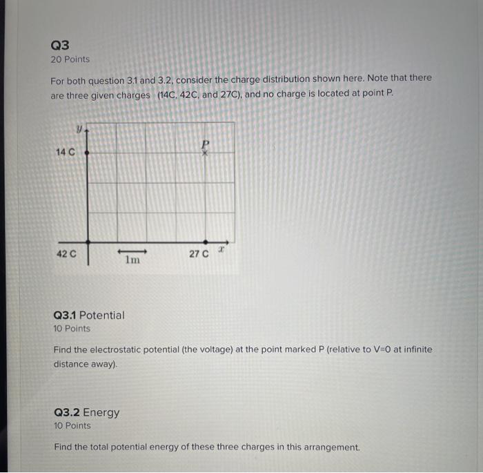 Solved Q3 20 Points For both question 31 and 3.2, consider | Chegg.com