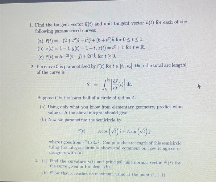 Solved please answer all of the following maths questions on | Chegg.com