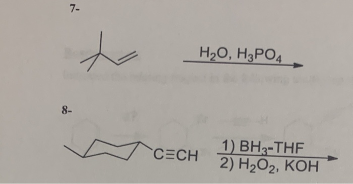 Solved 2- OH 1) TSCI, pyridine DMSO 7- H2O, H3PO4 8- CECH | Chegg.com