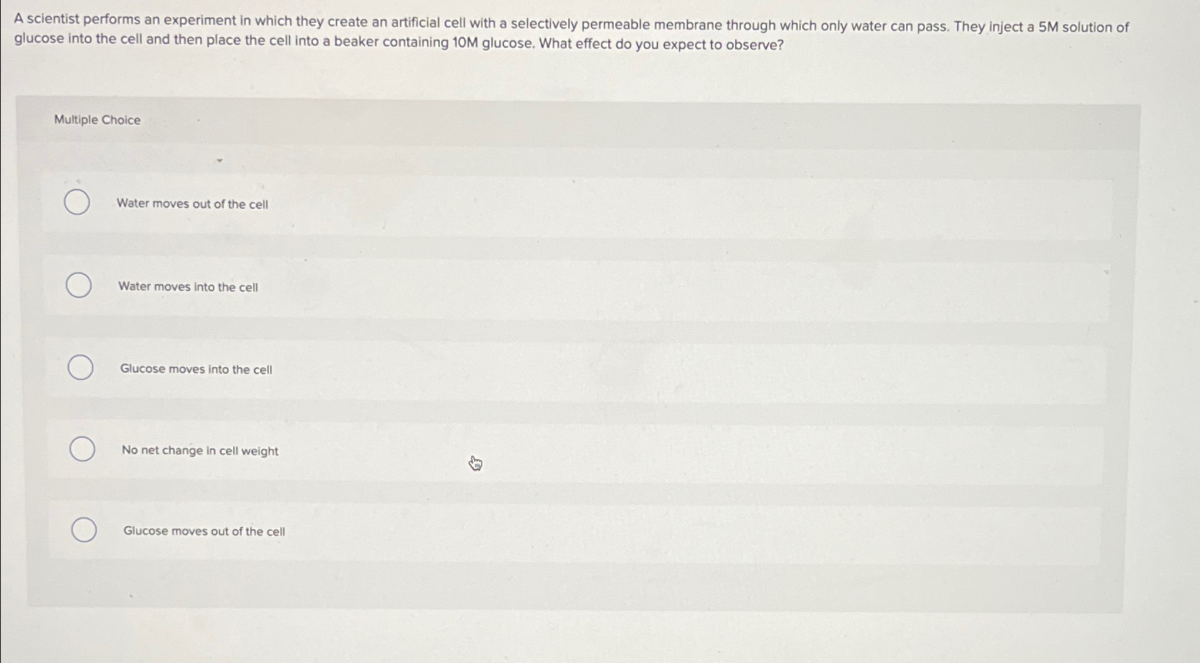 Solved A scientist performs an experiment in which they | Chegg.com