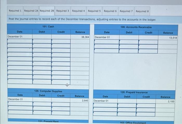 Required 1 Required 2A Required 2B Required 3 | Chegg.com