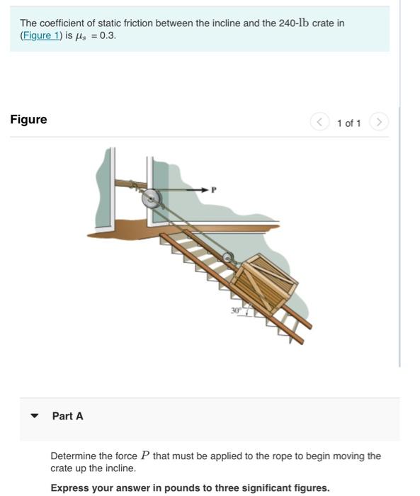 Solved The coefficient of static friction between the | Chegg.com