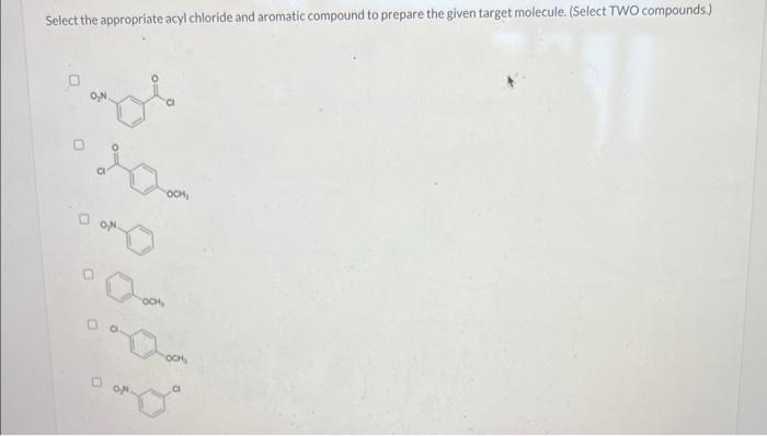 Solved Each of the following compounds can be made with a | Chegg.com