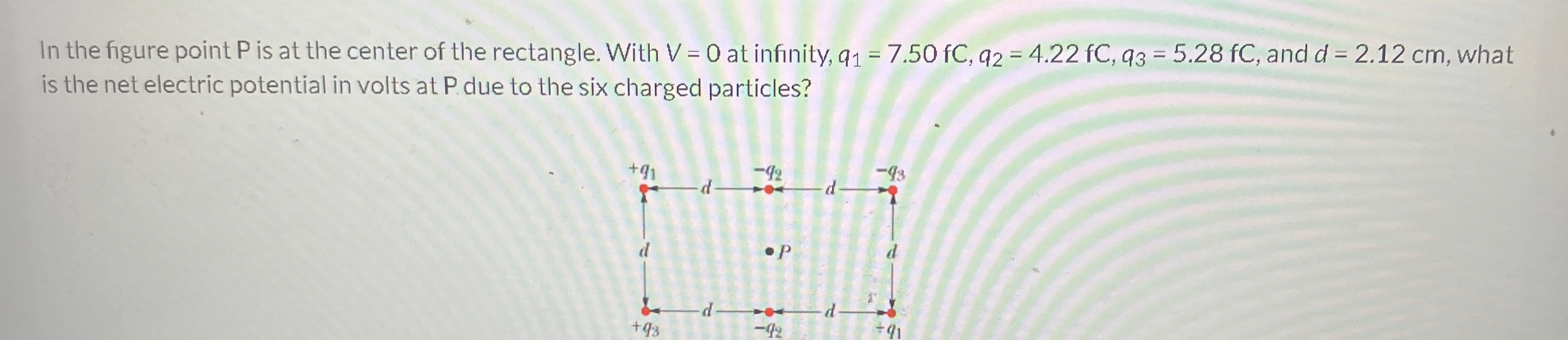 Solved In the figure point P ﻿is at the center of the | Chegg.com