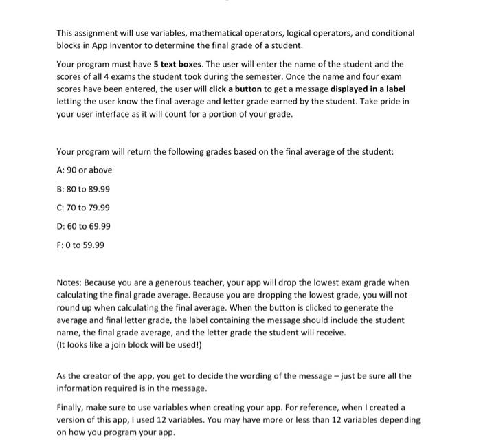 Solved please solve this on MIT App Inventor with images | Chegg.com