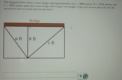 Solved The diagram below shows a new bridge with | Chegg.com