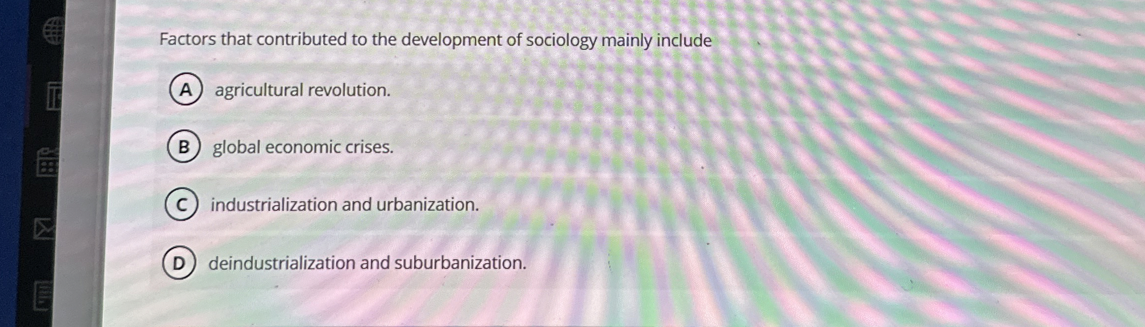 Solved Factors that contributed to the development of | Chegg.com