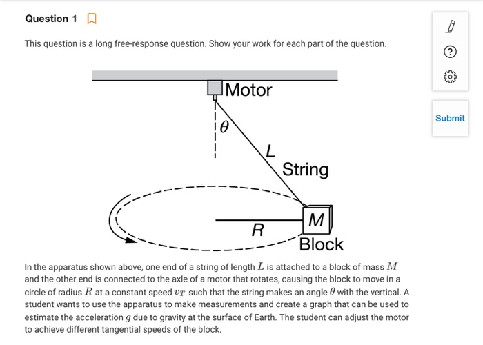 Solved Question 1 0 This question is a long free-response | Chegg.com