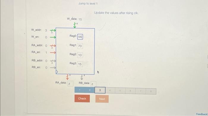 Solved Update the values after rising cik | Chegg.com